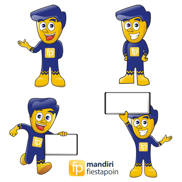Maskot Mandiri Fiestapoin (Fido) | HelloMotion.com